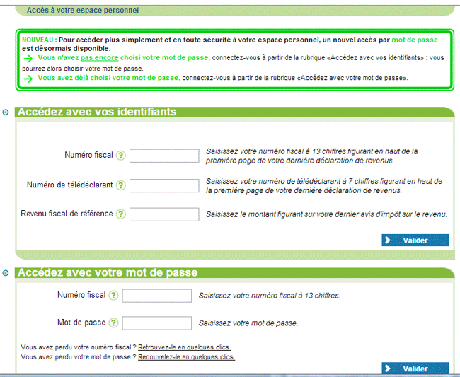 Comment s'inscrire pour declarer ses impots sur internet ? La réponse ...